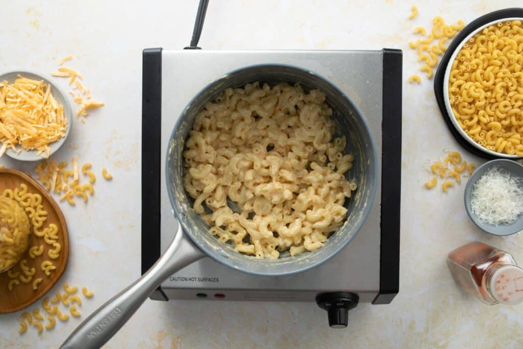 Single Serve Mac and Cheese - Nourish Nutrition Blog