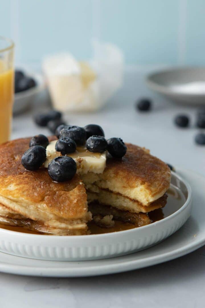 Easy Pancakes for One (15 minutes) - Nourish Nutrition Blog