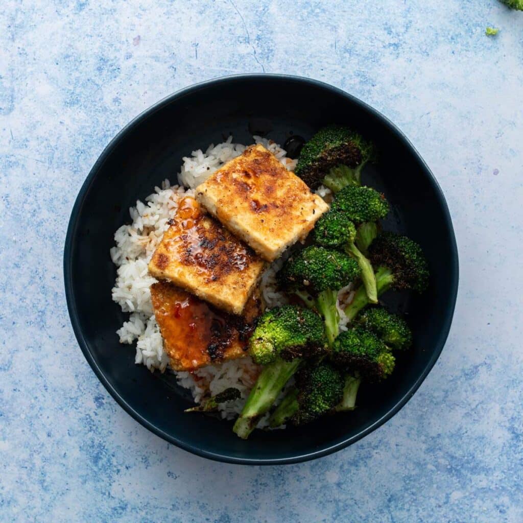 Panko Tofu for One - Nourish Nutrition Blog