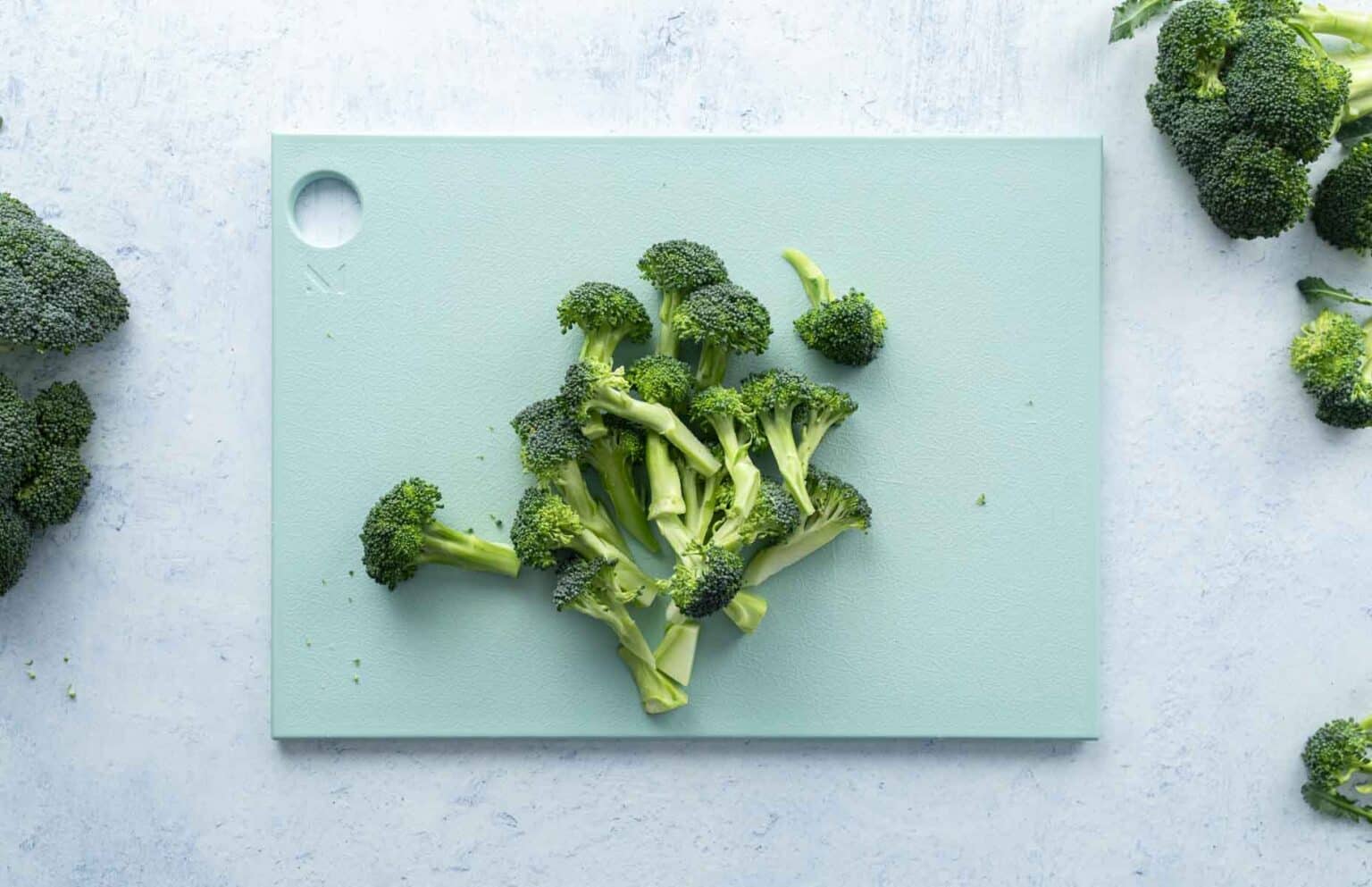 Sheet Pan Broccoli for One - Nourish Nutrition Blog -Crispy!