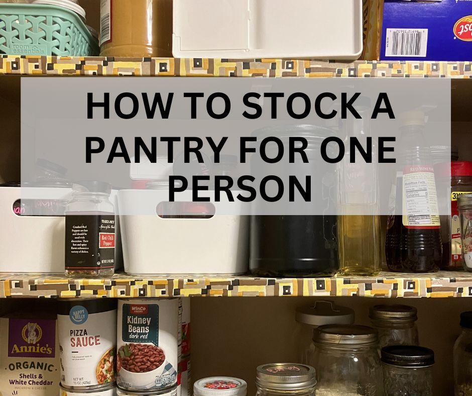Stock Pantry Ideas